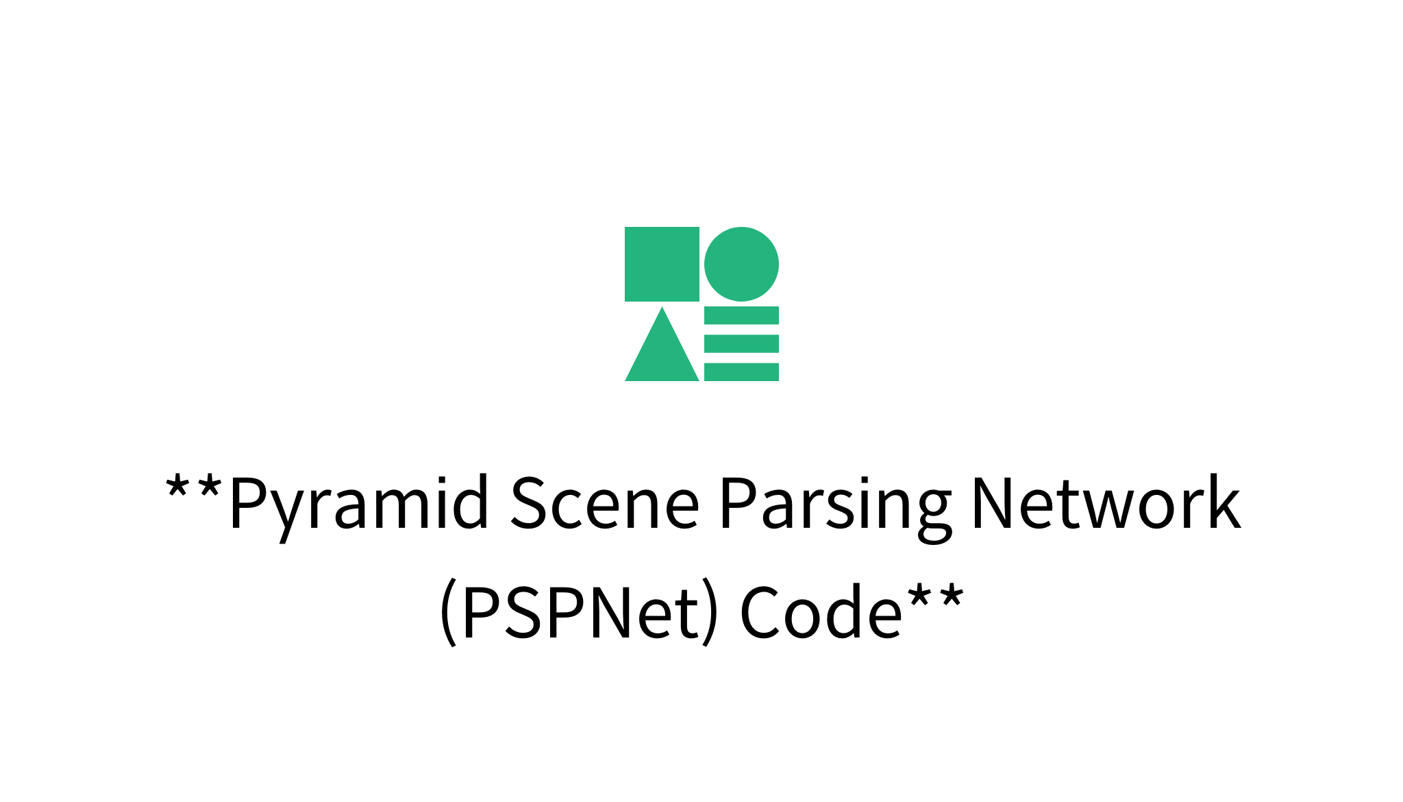 Pyramid Scene Parsing Network (PSPNet) Code - mysetting